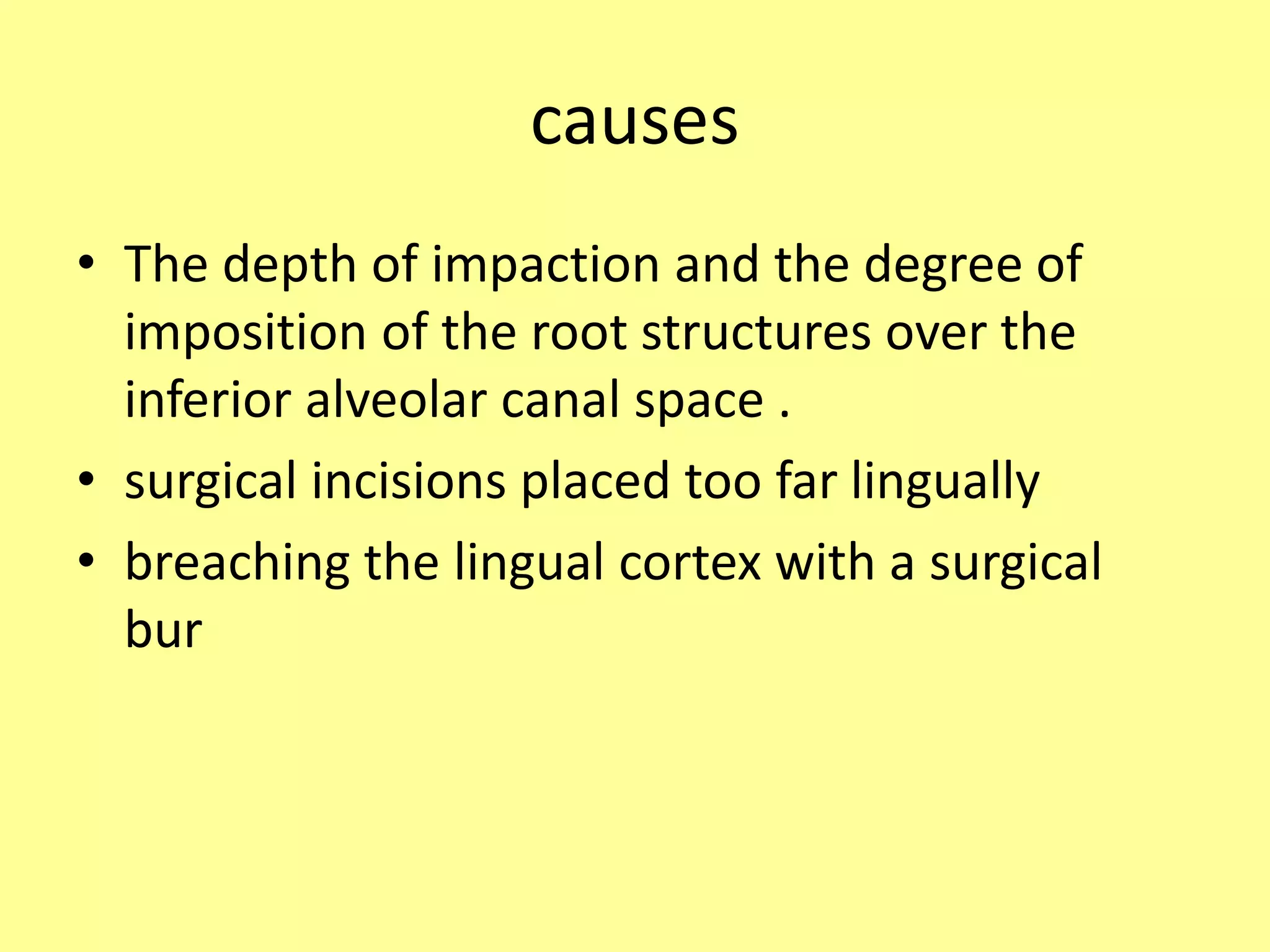 Nerve injuries during impaction surgeries | PPTX