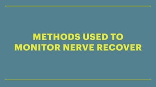 Nerve injuries | PPT