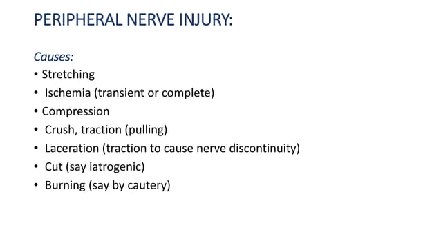Nerve injuries | PPT