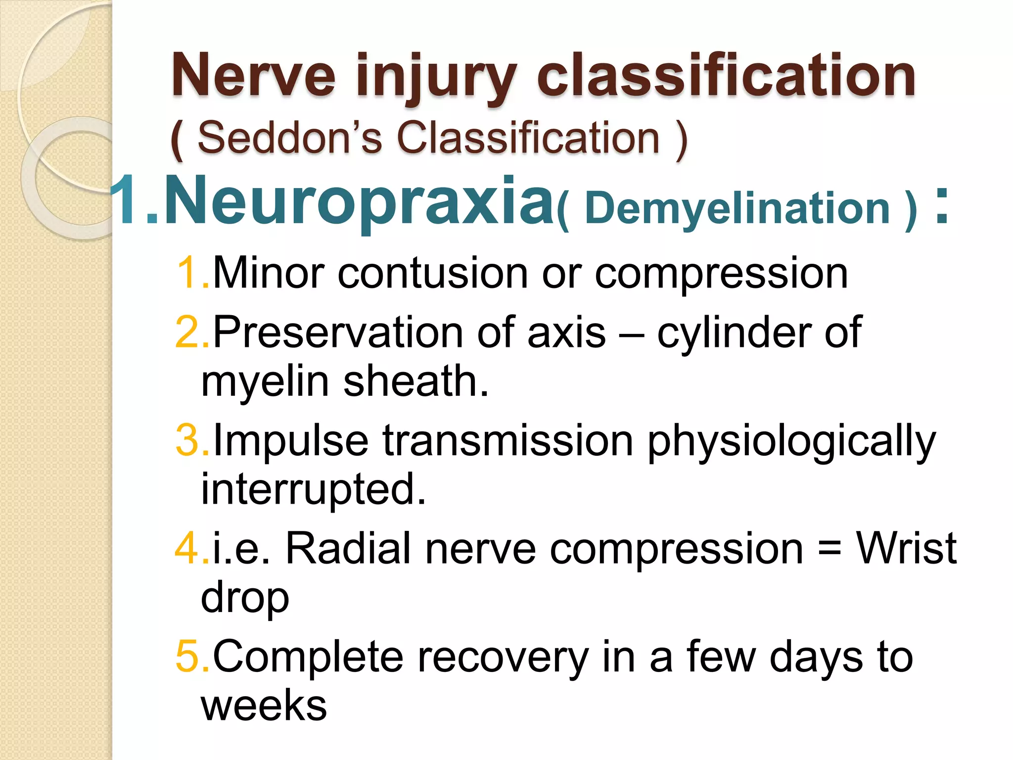 Nerve injury | PPTX