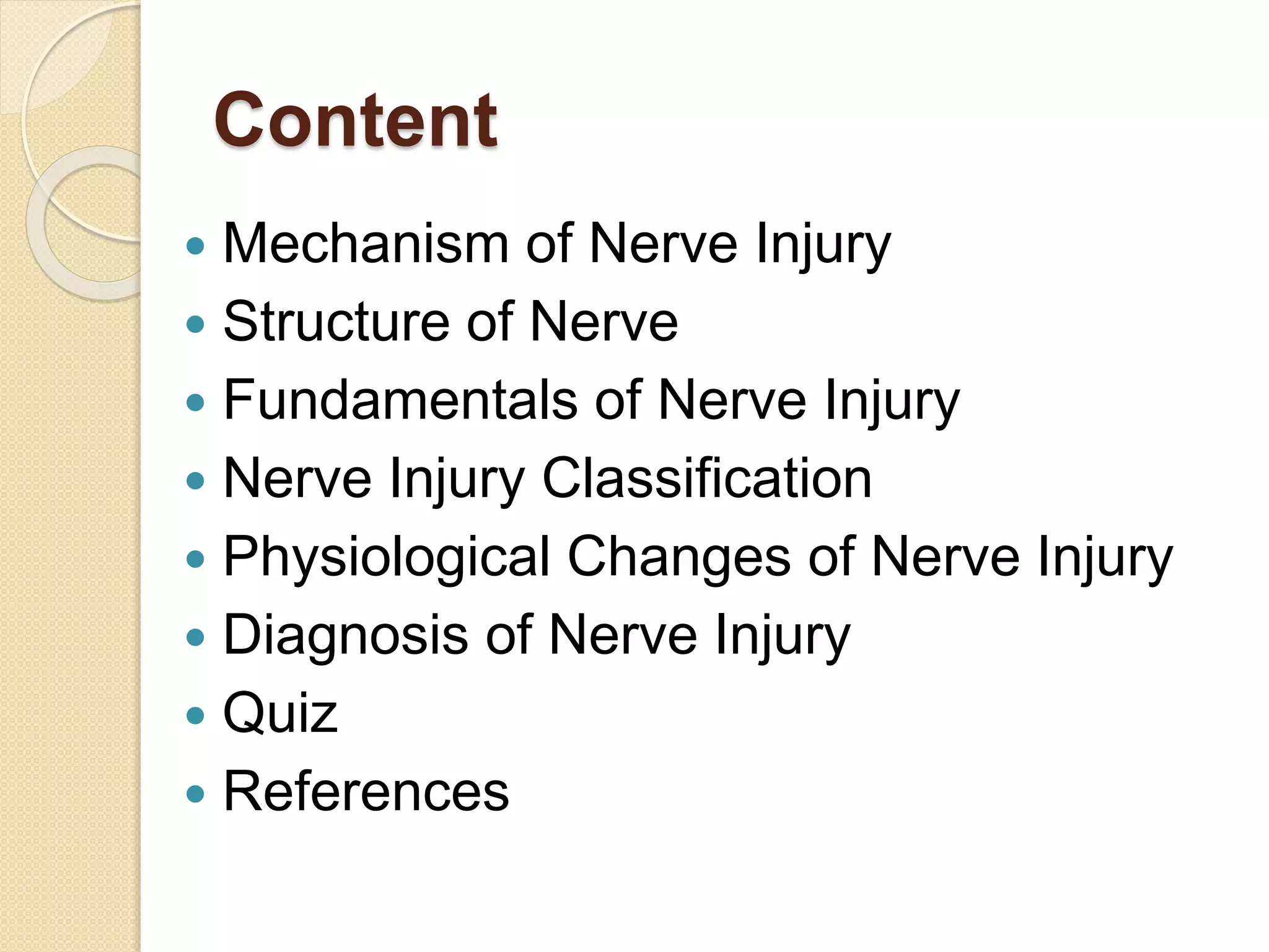 Nerve injury | PPTX