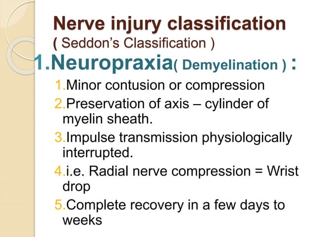 Nerve injury | PPT