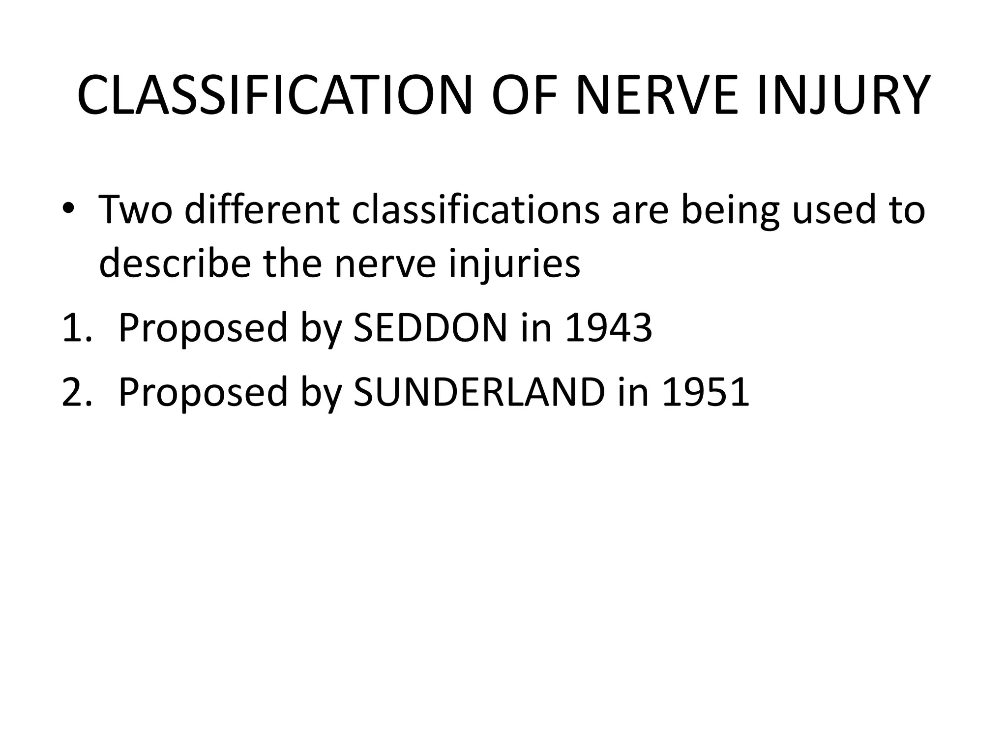 Nerve injury | PPTX