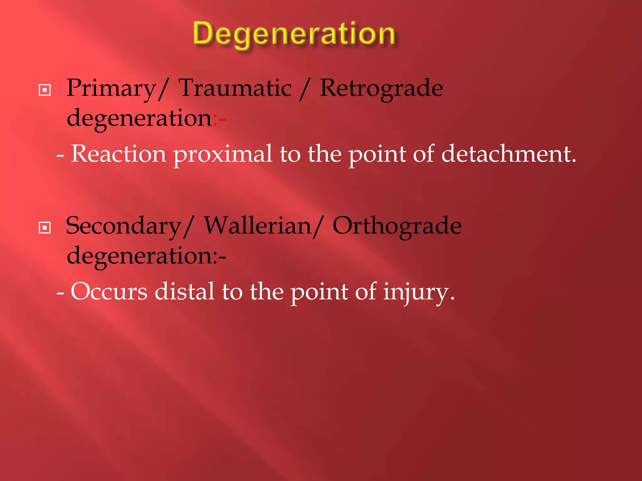 Nerve injury and its treatment | PPTX