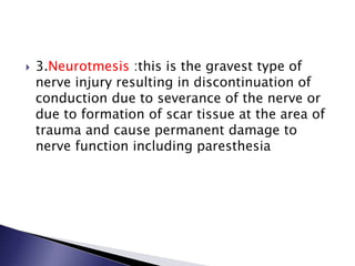Nerve injury in dentistry | PPTX