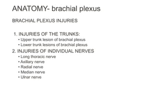 Nerve injury of upper limb | PPTX