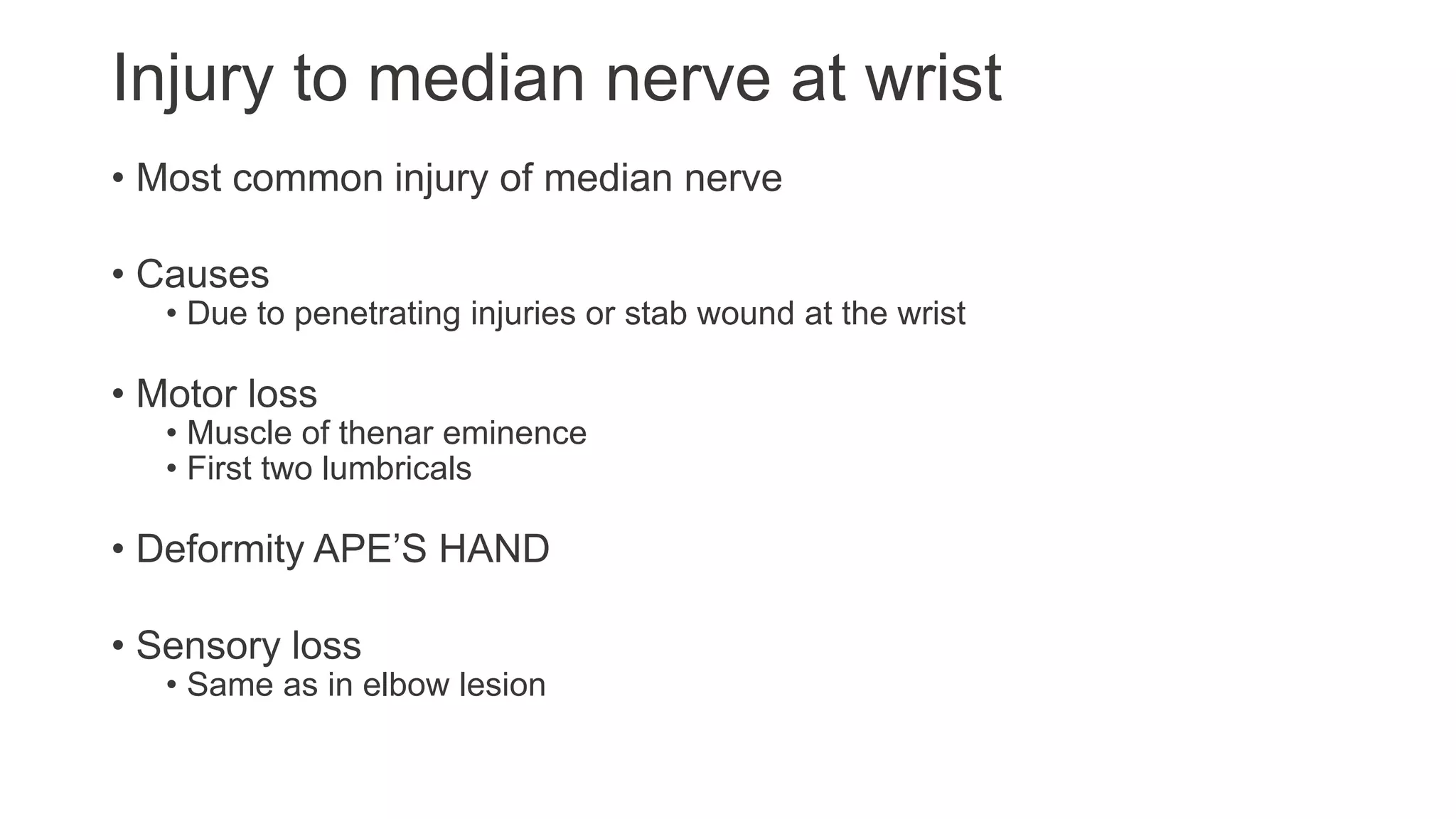 Nerve injury of upper limb | PPTX