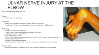 Nerve injury of upper limb | PPTX
