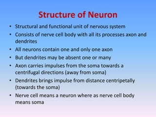 NERVE_MUSCLE_PHYSIOLOGY-Specialized function of neurons – integration ...