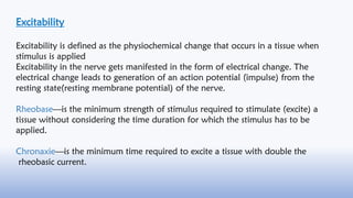 Nerve physiology | PDF