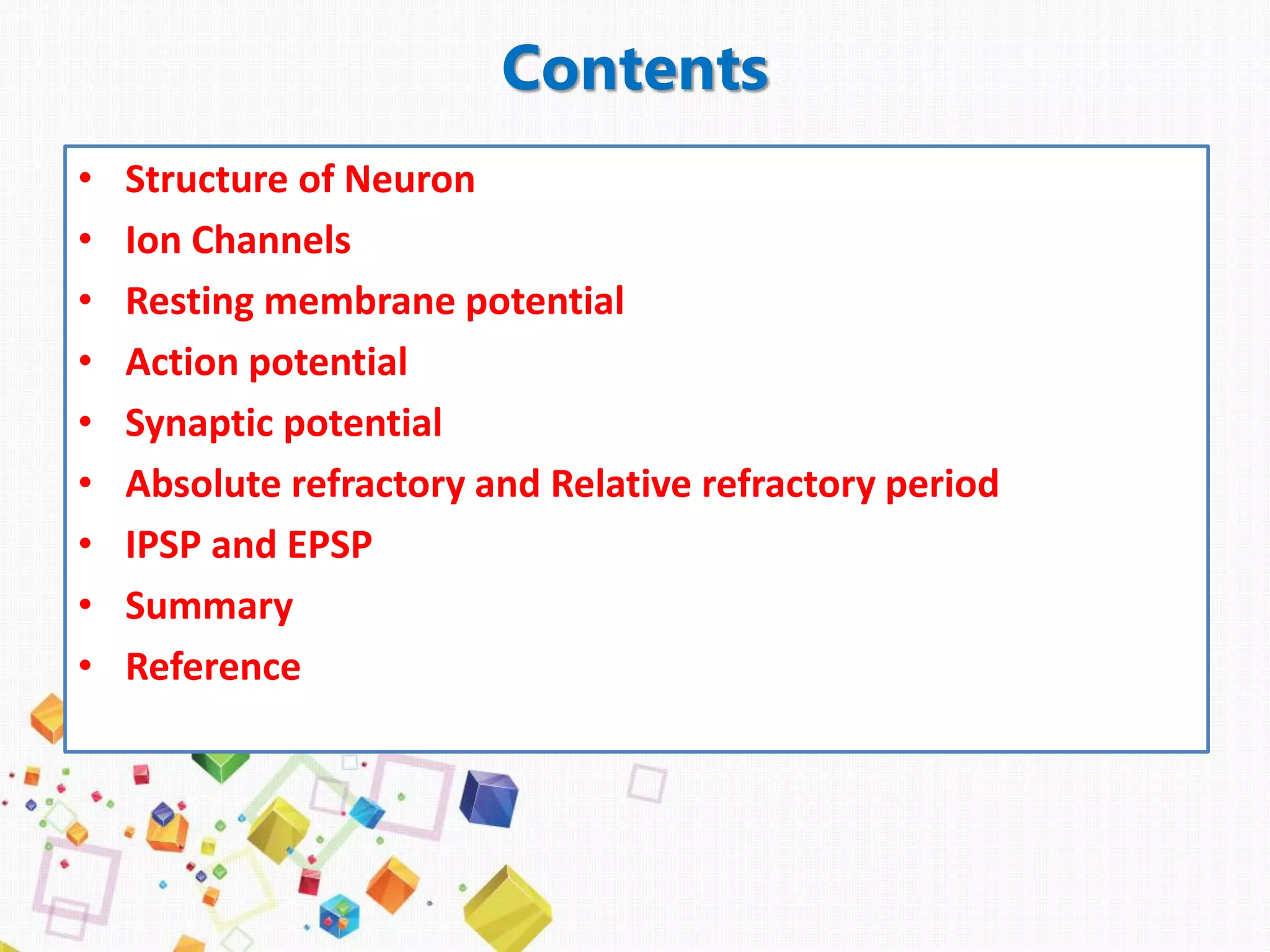 Nerve physiology | PPTX