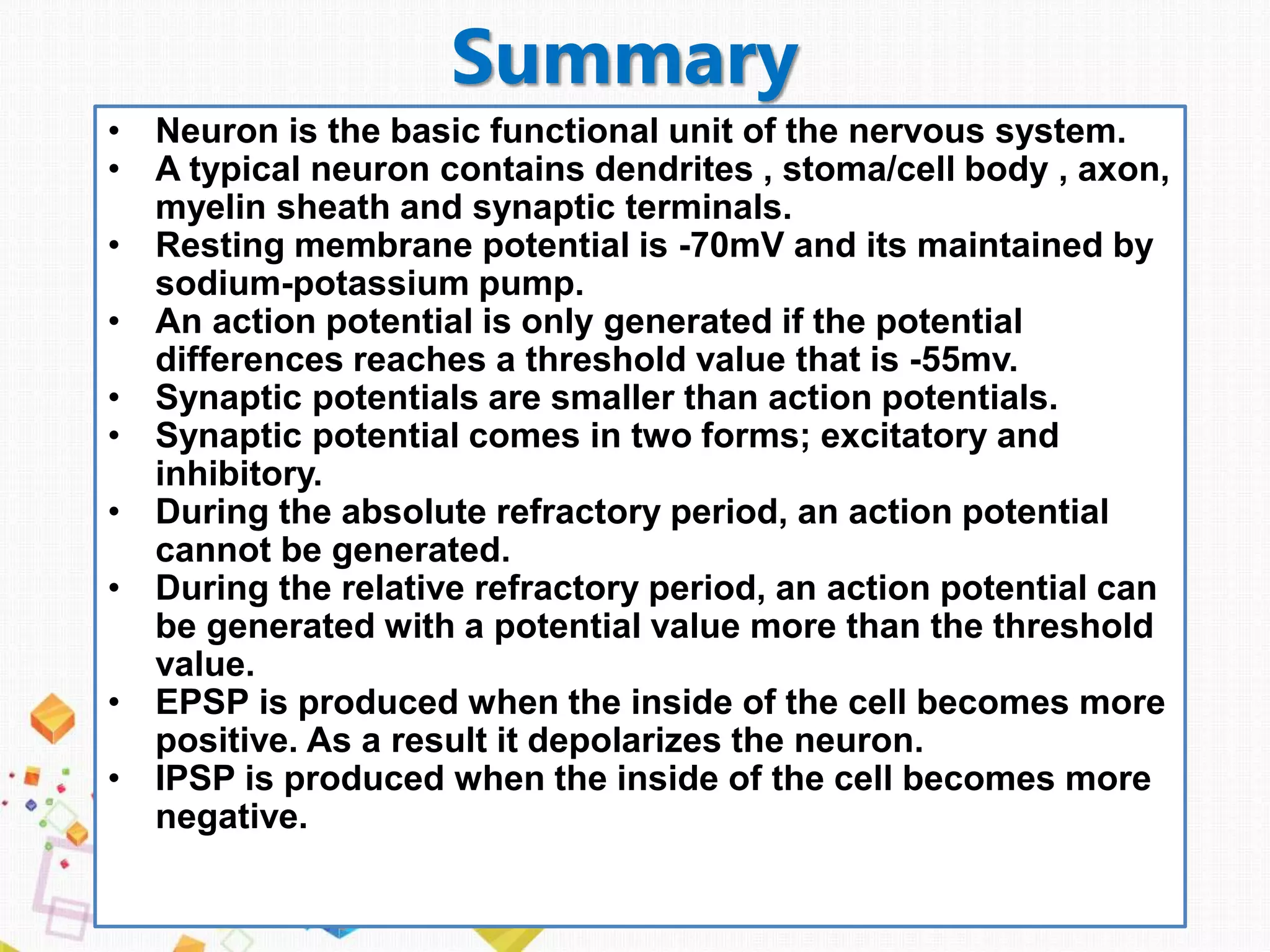Nerve physiology | PPTX