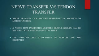 Nerve repair and grafting | PPTX