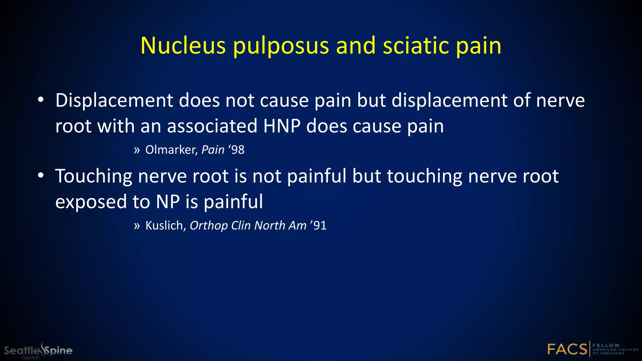 Nerve root pathophysiology | PPTX