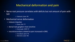 Nerve root pathophysiology | PPTX
