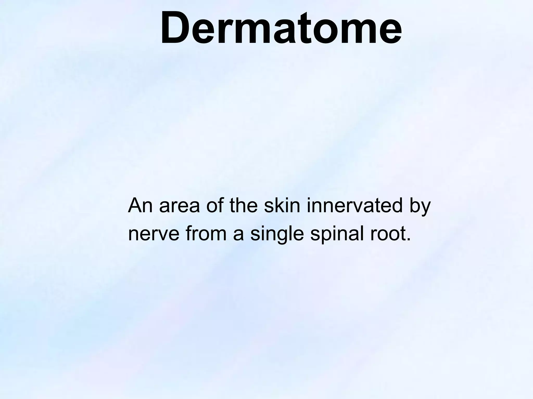 Plexuses, Cutaneous innervation, Dermatome, Axial line of the lower ...