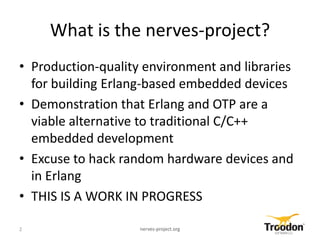 Nerves Project Intro to ErlangDC | PPT