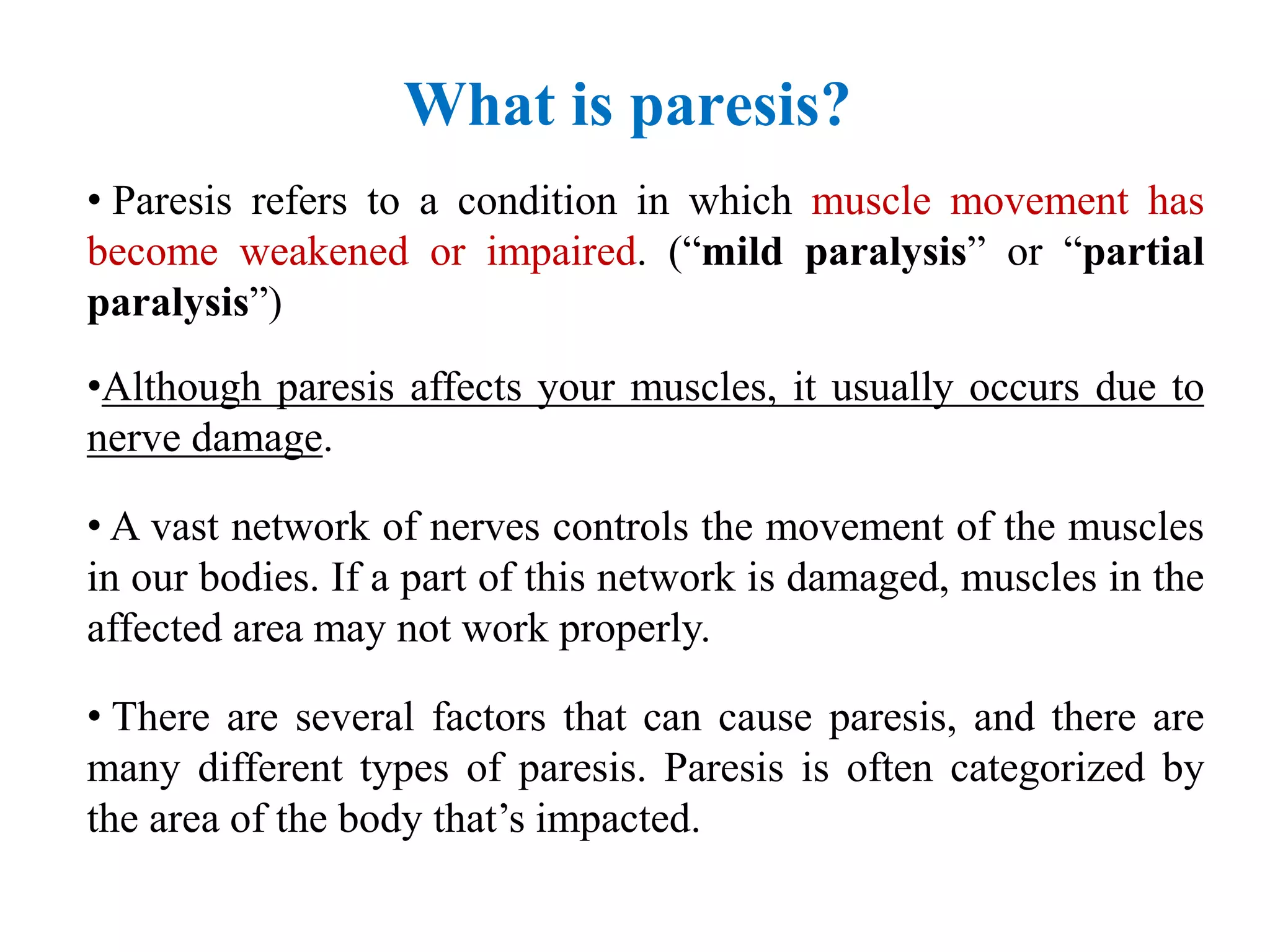 Nerves-Paralysis and Paresis.pptx