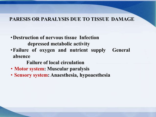Nerves-Paralysis and Paresis.pptx | Brain and Nervous System Disorders ...