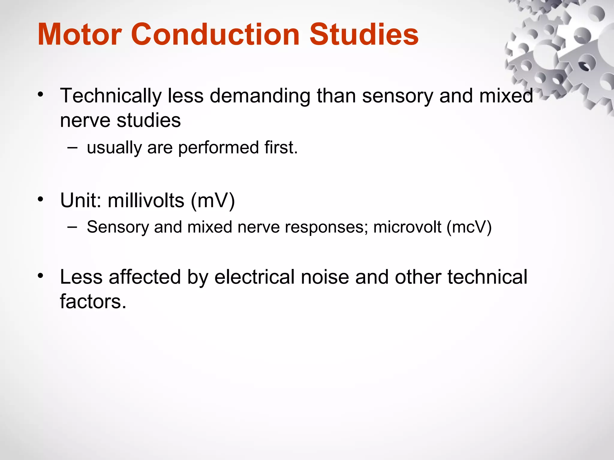 Nerves conduction study | PPT