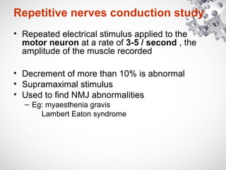 Nerves conduction study | PPT