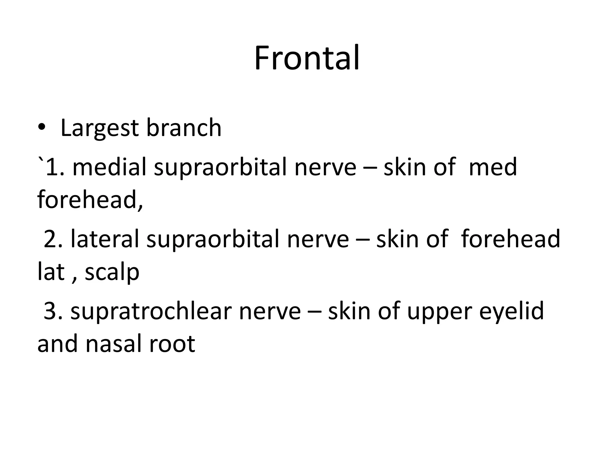 Nerve supply of face 1 | PPTX