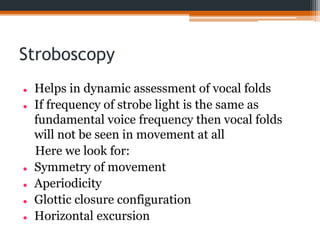 Nerve supply of larynx & laryngeal paralysis | PPTX