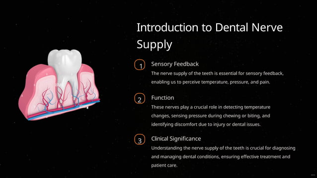 Nerve supply of teeth dental histology dental anatomy.pptx