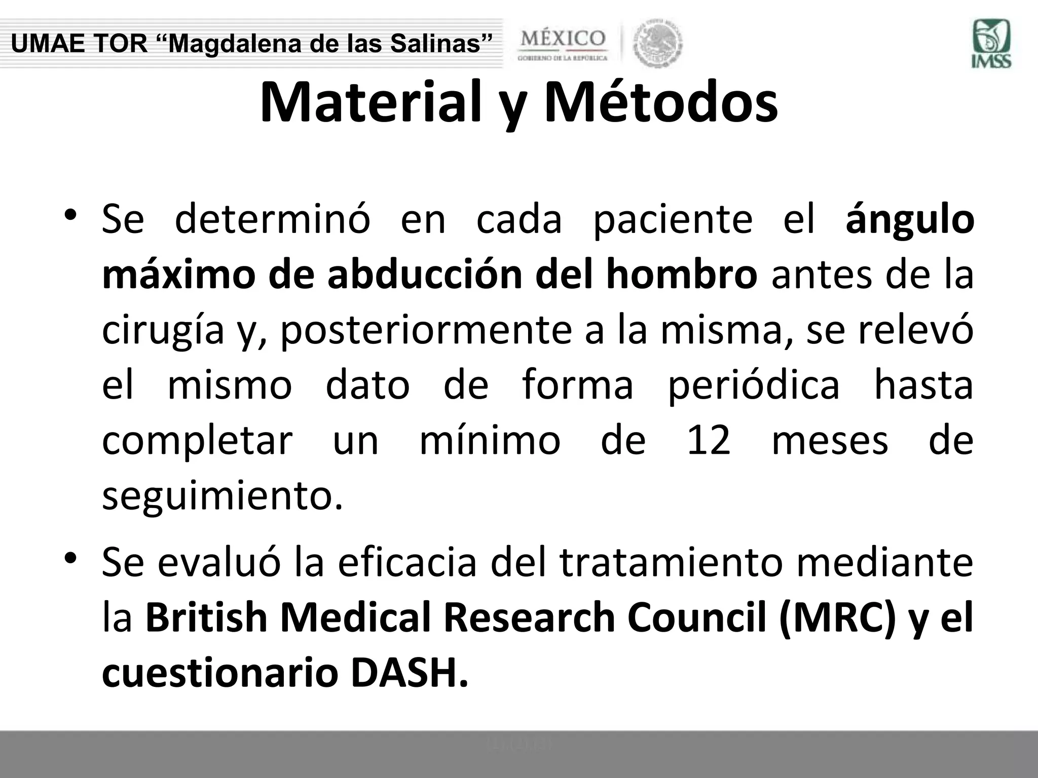 "Eficacia del Tratamiento Quirúrgico mediante Neurotización Radial en ...