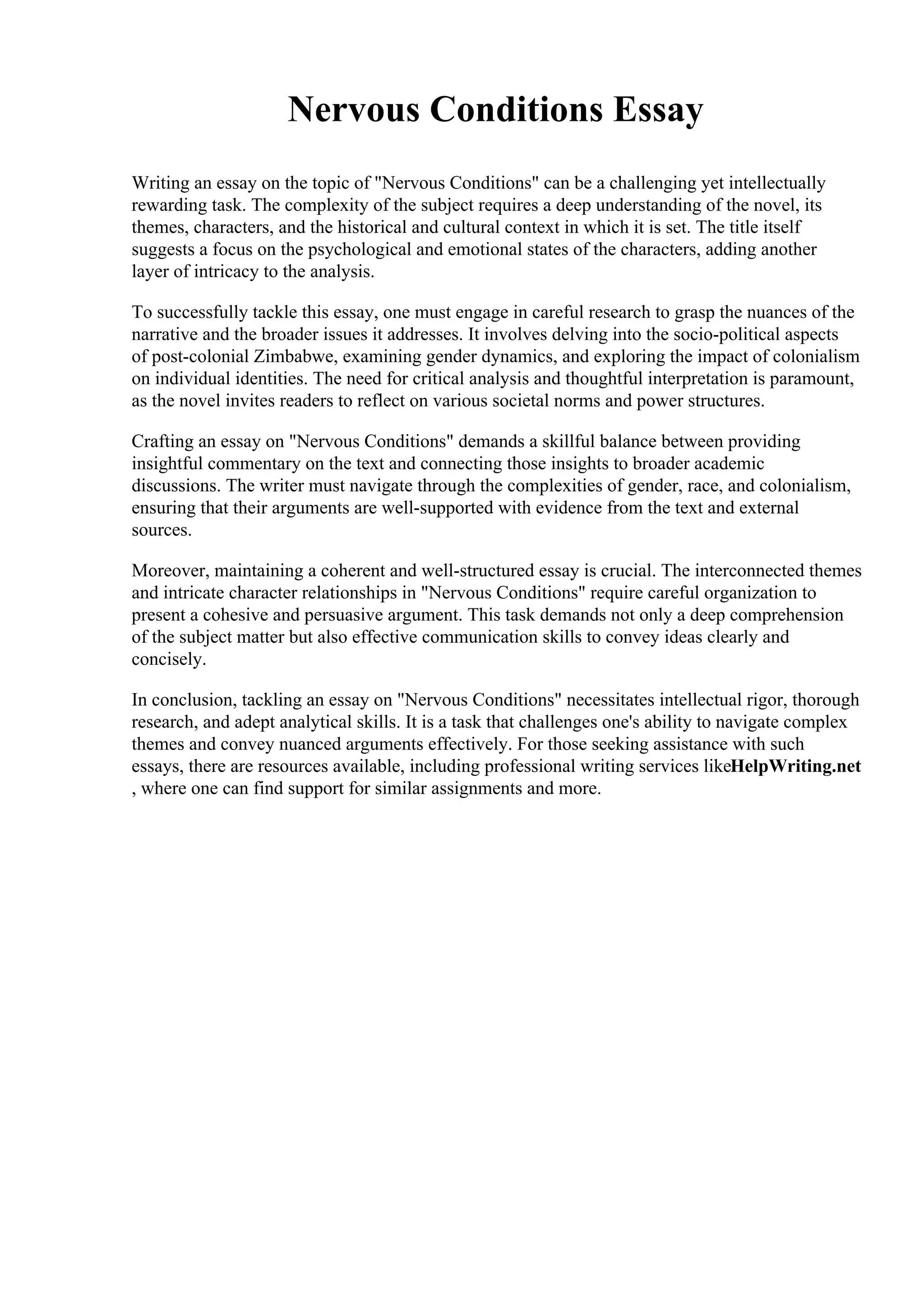 Nervous Conditions Essay.pdf