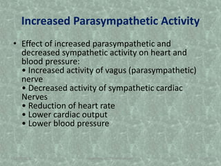 Nervous control of blood vessels regulation of arterial pressure | PPTX