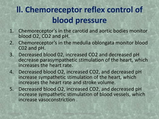 Nervous control of blood vessels regulation of arterial pressure | PPT