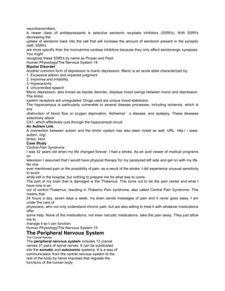 Nervous system | DOCX