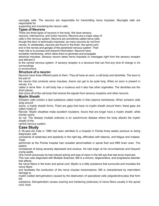 Nervous system | DOCX