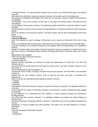 Nervous system | DOCX