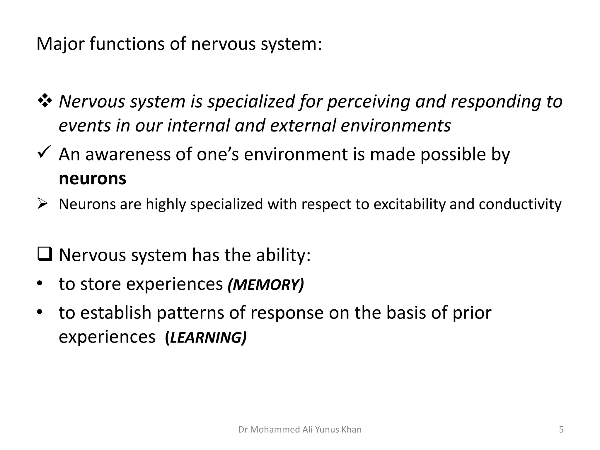 anatomy and physiology of Nervous system.ppt