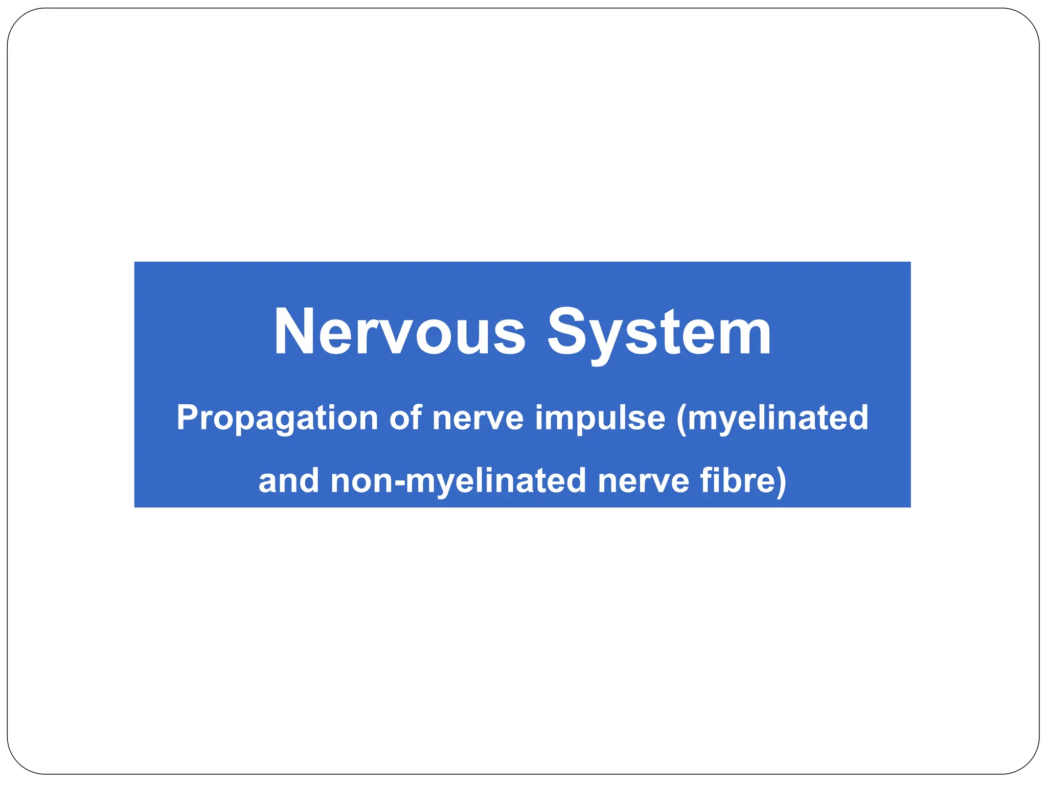 Nervous system 2023.pdf detailing propagation through myelinated and ...