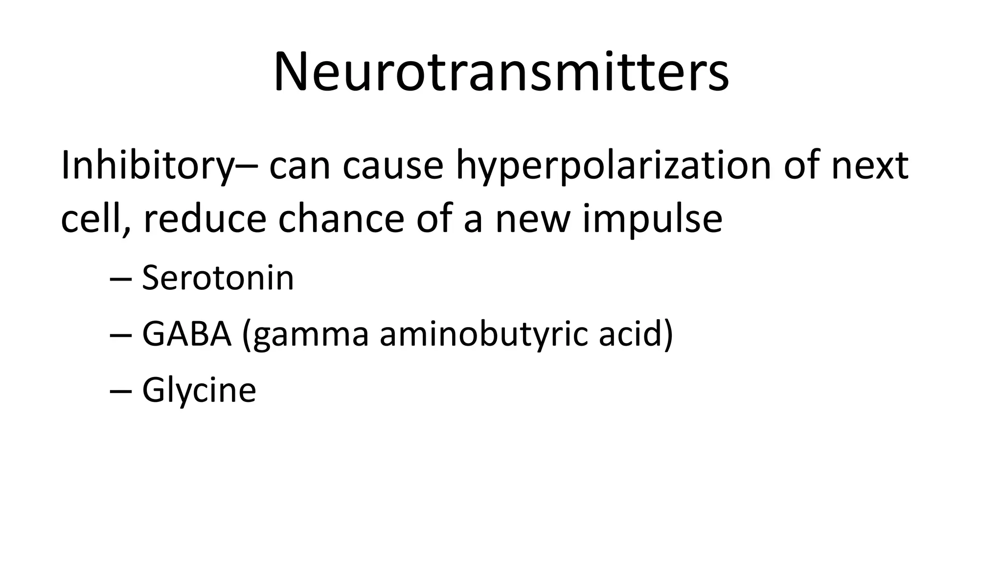 Nervous system 3; Synapses and Neurotransmitters | PPTX