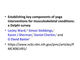 Nervous system and yogic application research | PPT