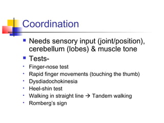 Nervous system exam | PPT