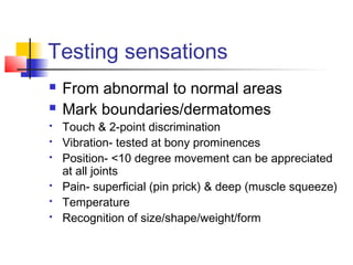 Nervous system exam | PPT