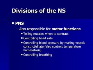 Nervous system intro | PPT