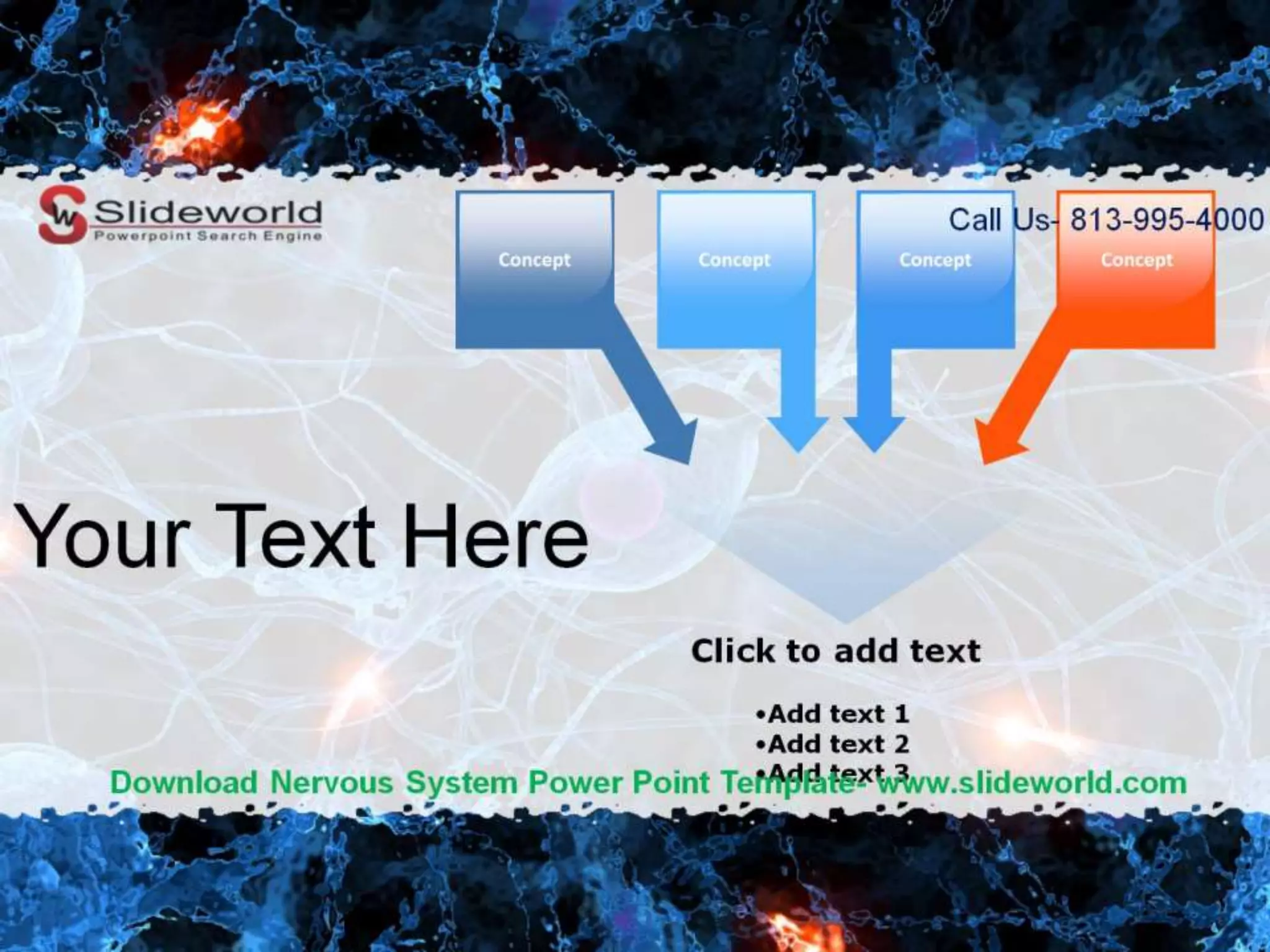 Nervous system powerpoint template | PPT