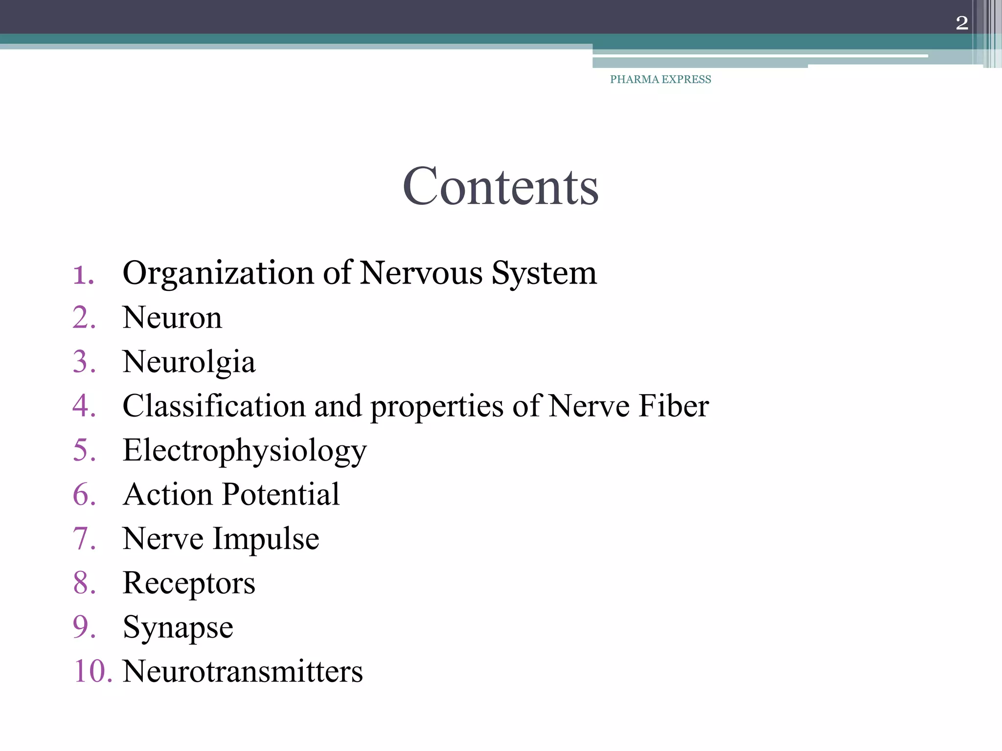Nervous system ppt | PPTX
