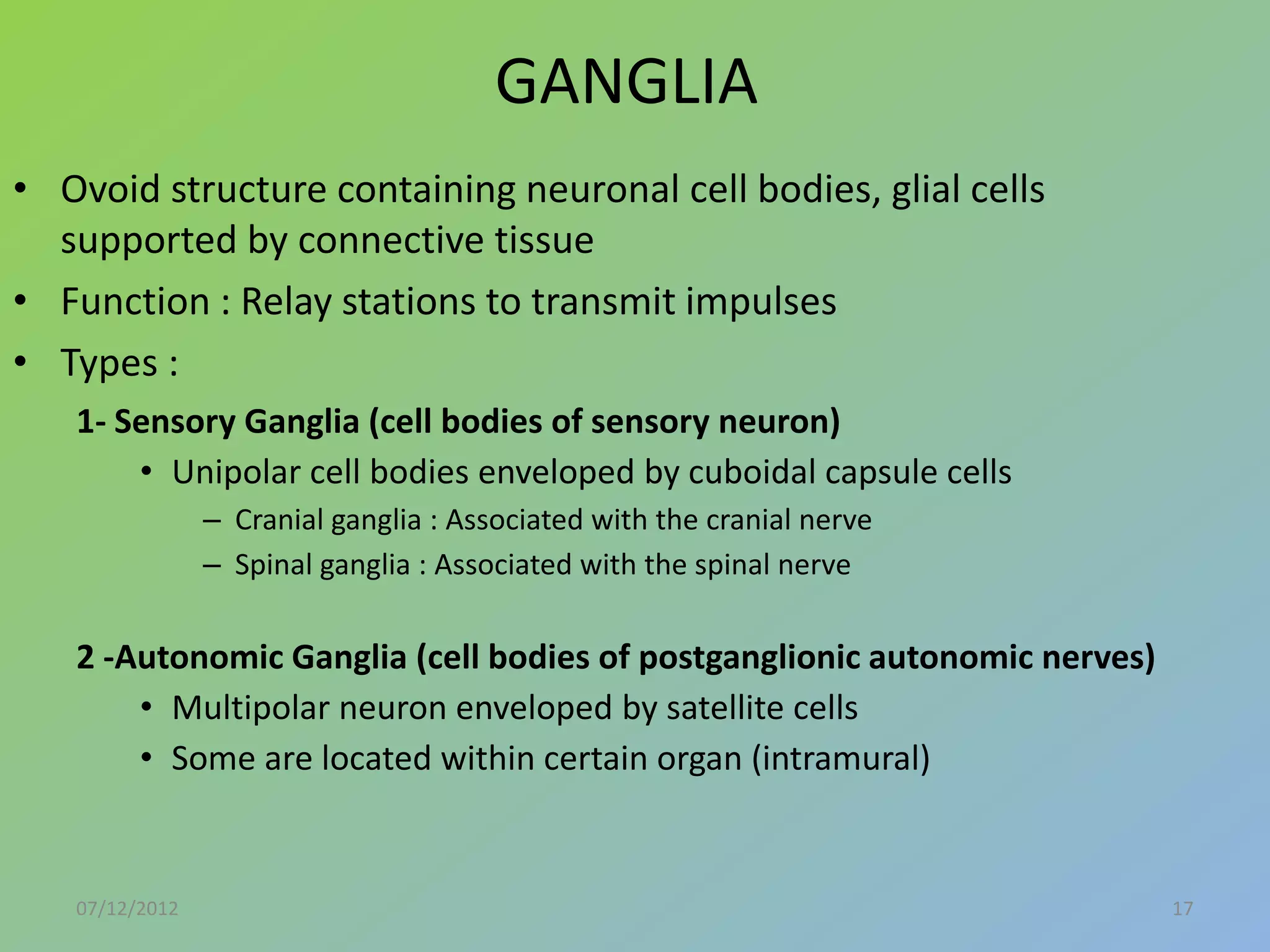 Nervous tissue (Histology) | PPTX