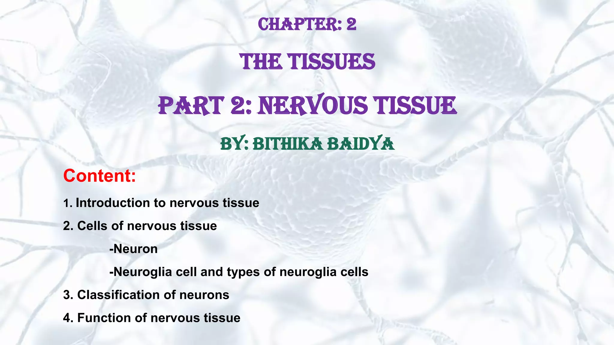 Nervous Tissue