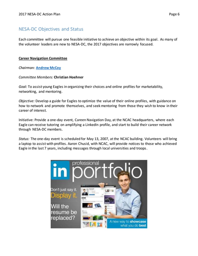 NESA DC 2017 Action Plan | DOCX