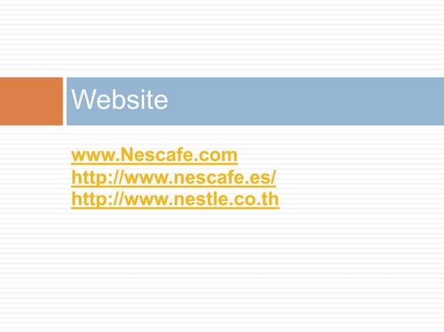 Nescafe | PPT