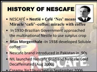 Nescafe entrepreneur | PPT