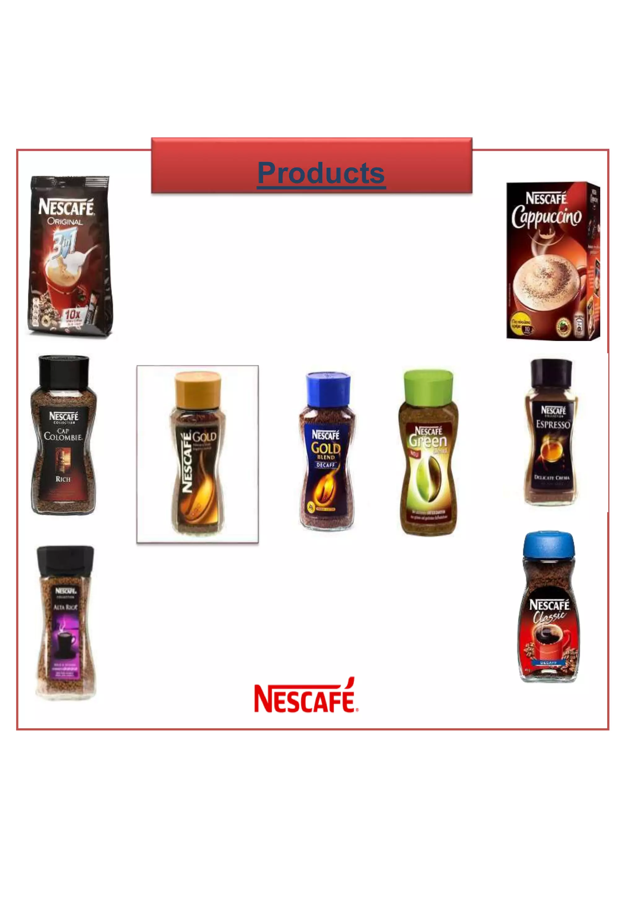 Nescafe 4 Ps of marketing mix and consumer research | DOCX